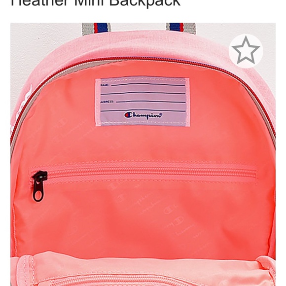 Champion | Bags | Champion Supercize Pink Bow Heather Mini Backpack ...